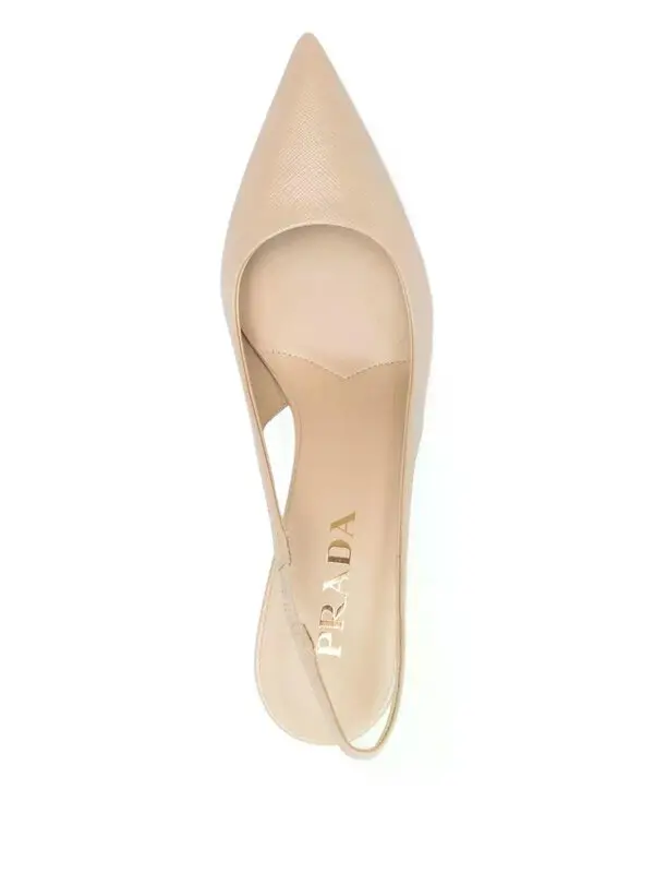 Prada Slingback Strap Pointed Pumps