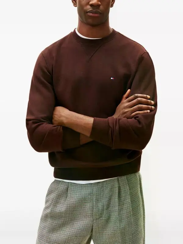 Tommy Hilfiger Crew Neck Sweatshirt - Brown