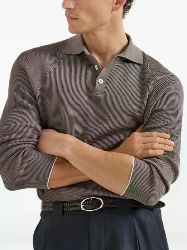 Brunello Cucinelli Buttoned Polo Shirt