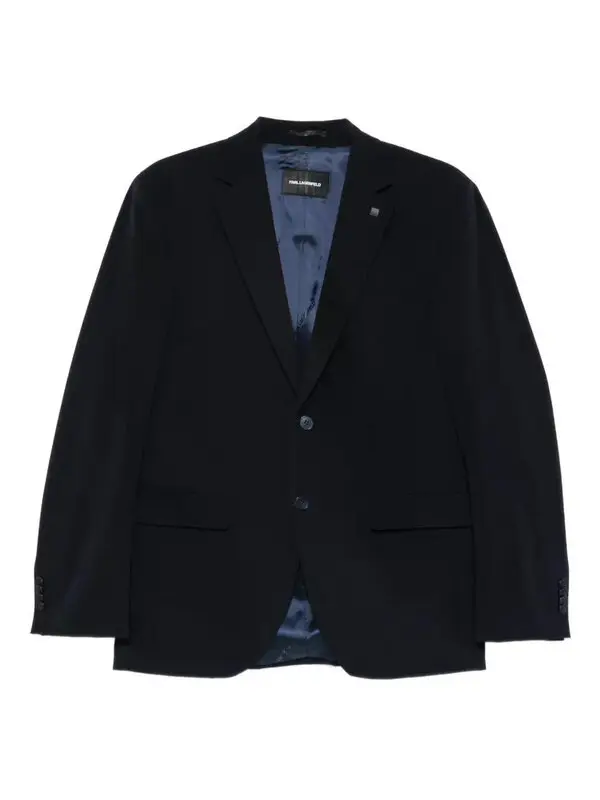 Karl Lagerfeld Clever Button-fastening Blazer - Blue