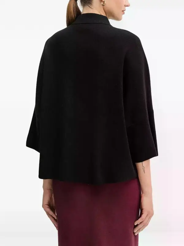Joseph Ribkoff Embellished Polo Top - Black