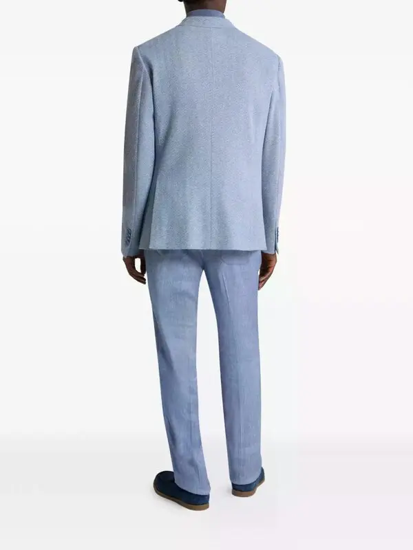 Etro Notched-lapels Blazer - Blue
