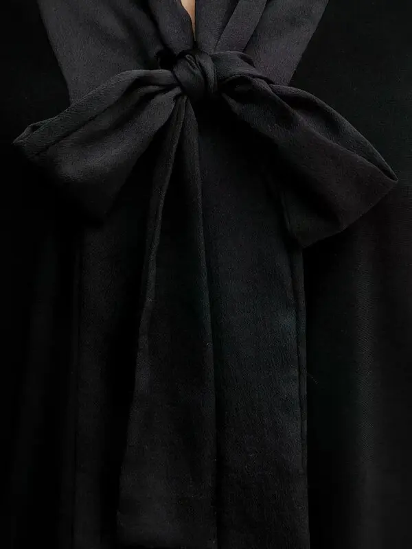 Joseph Ribkoff Bow Detail Blouse - Black