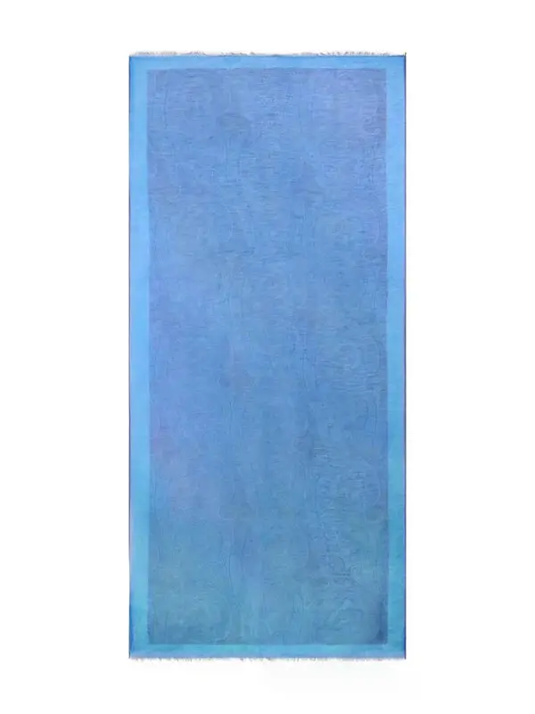 Etro Paisley-pattern Scarf - Blue