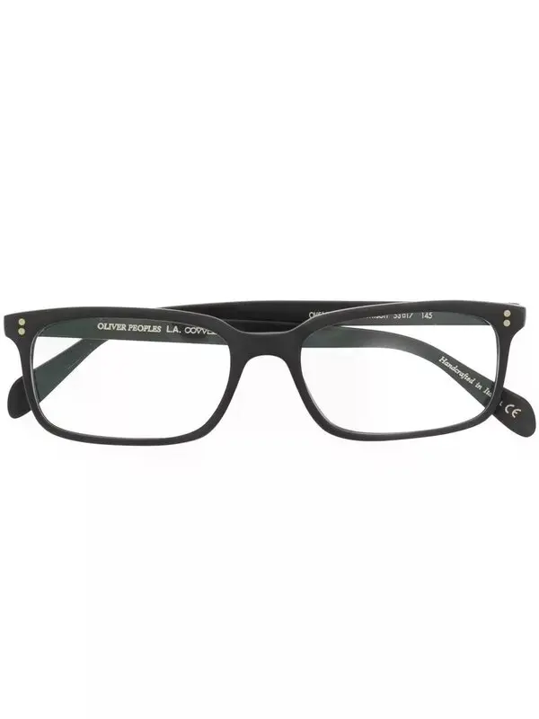 Oliver Spencer Denison Square-frame Glasses - Grey