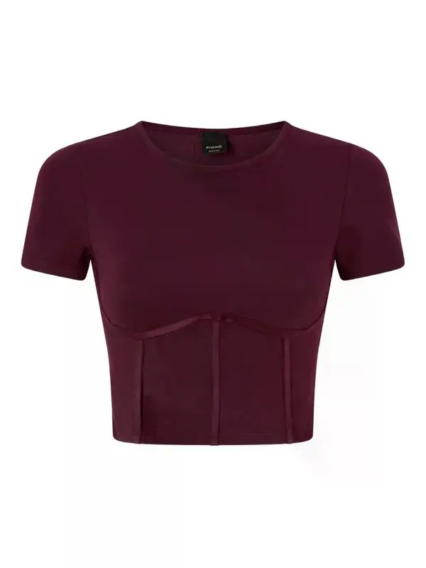 Pinko Corset T-shirt - Red