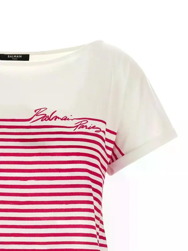 Balmain Striped T-shirt