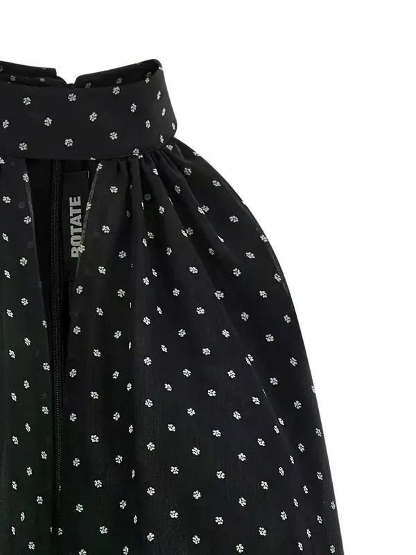 ROTATE BY BIRGER CHRISTENSEN Halterneck Bow Detail Top