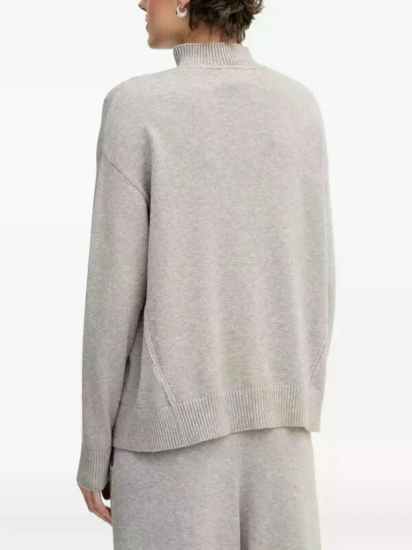 Joseph Ribkoff Embellished Half-zip Sweater