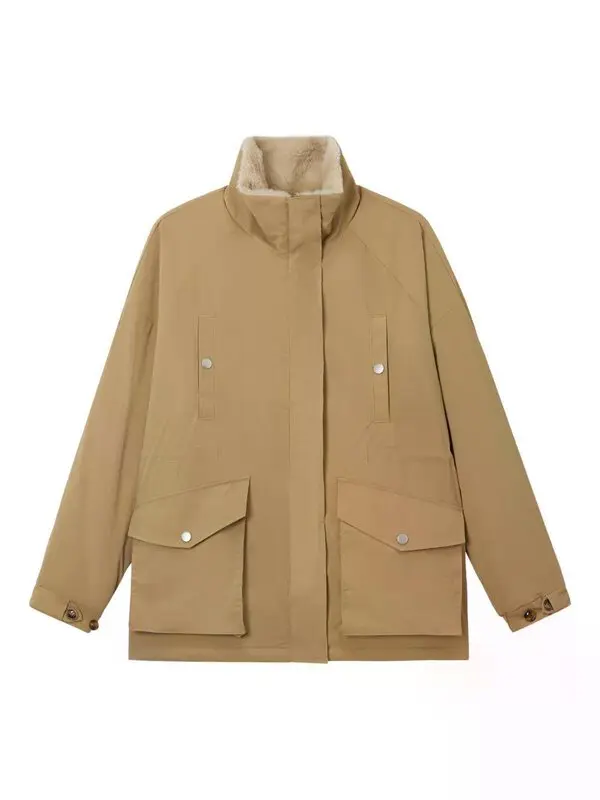 B+AB Faux-fur Trimmed Jacket
