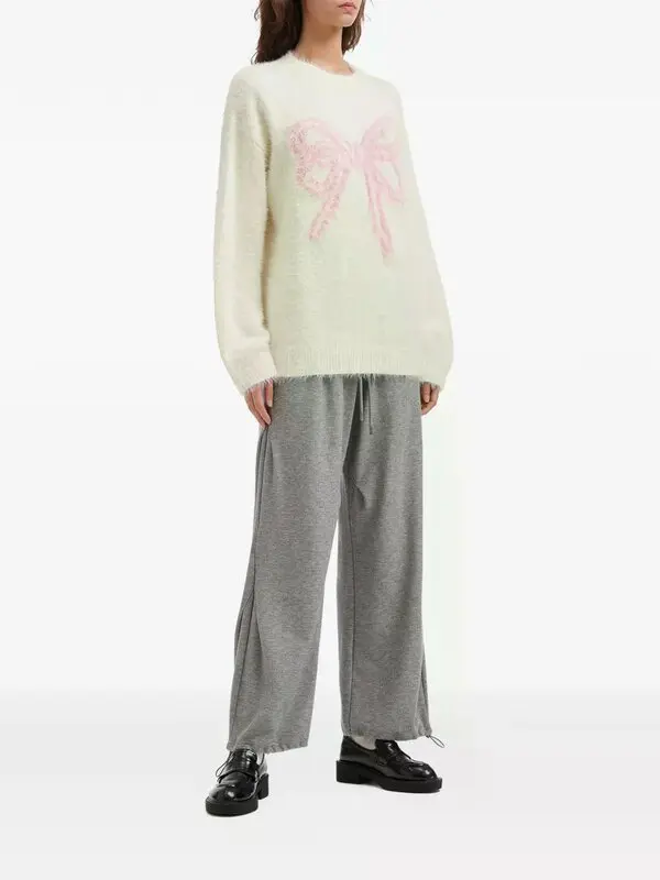 B+AB Bow Knitted Sweater - Neutrals