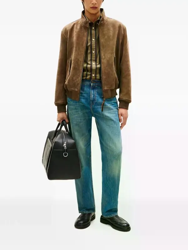 Tommy Hilfiger Suede Bomber Jacket