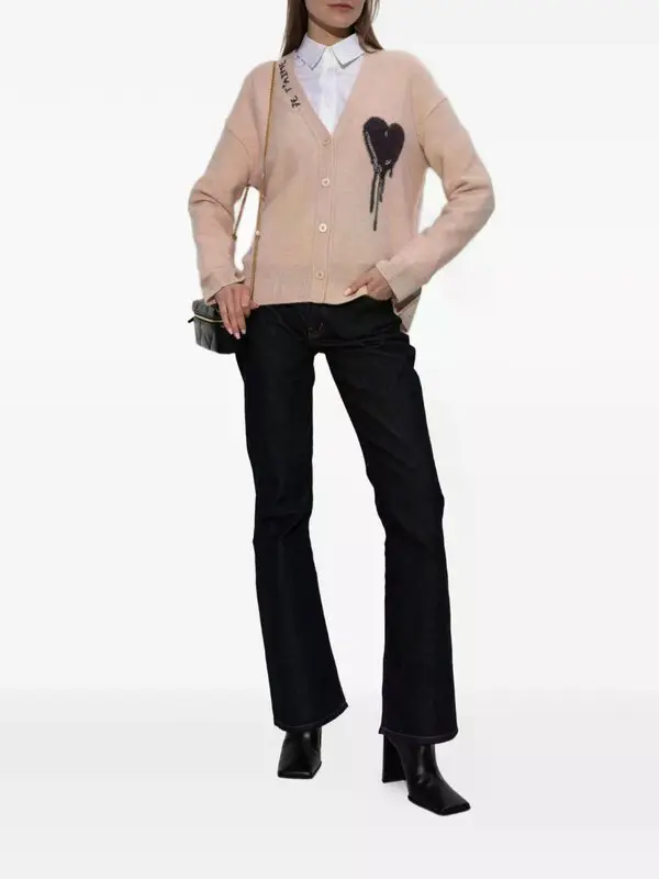Zadig&Voltaire Dark Flared Jeans With Contrast Stitching