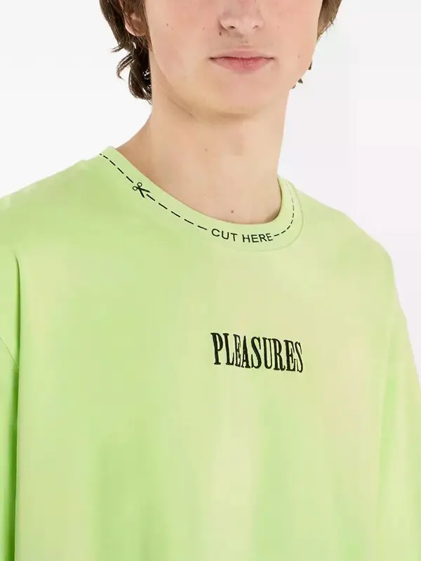 PLEASURES Text Detail T-shirt
