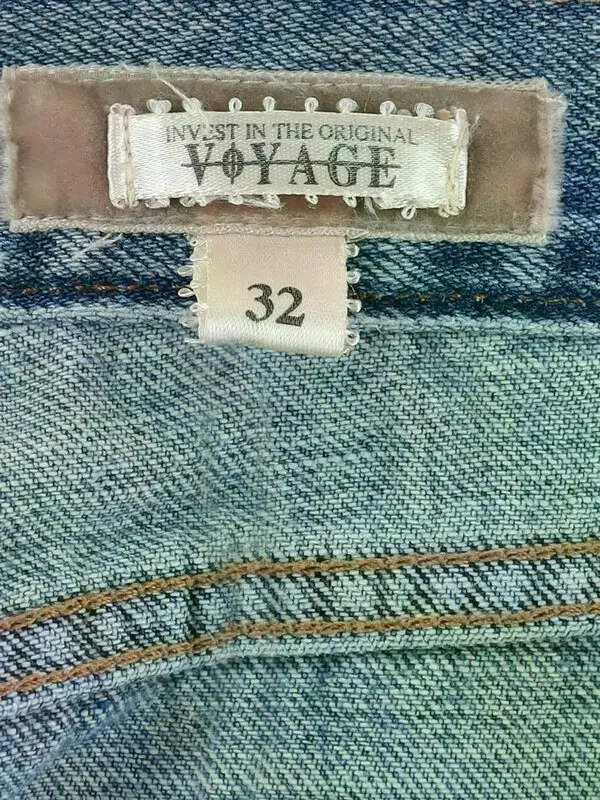 VOYAGE ET CIE Customised Embellished Jeans