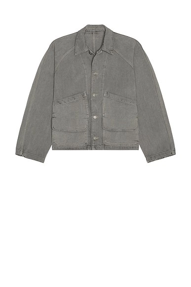 LE17SEPTEMBRE Garment Dyed Denim Hunting Jacket