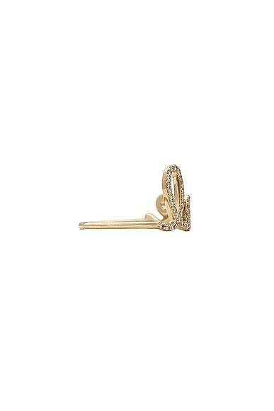 SYDNEY EVAN Love Script Ring - Gold