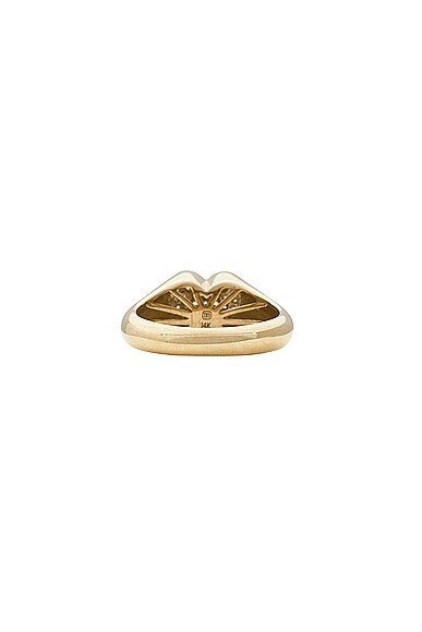 SYDNEY EVAN Small Pave Heart Ring