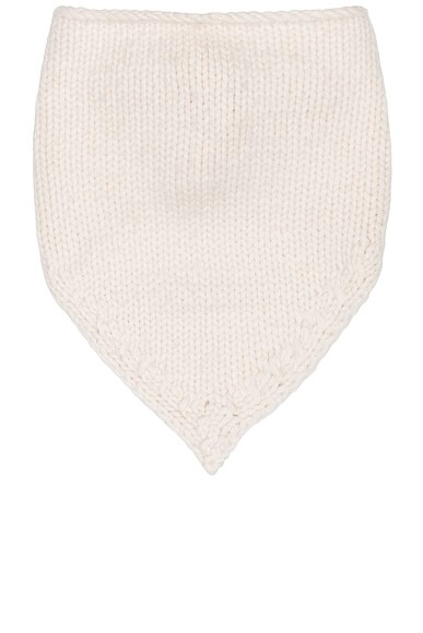 HELSA Kelcey Hand Knit Kerchief Scarf - Oat