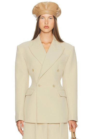 HELSA The Double Breasted Curve Jacket