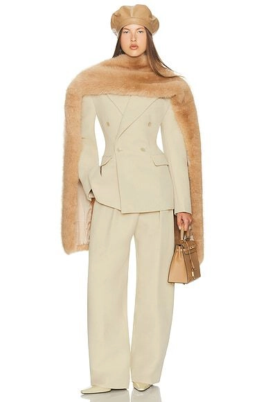 HELSA The Double Breasted Curve Jacket