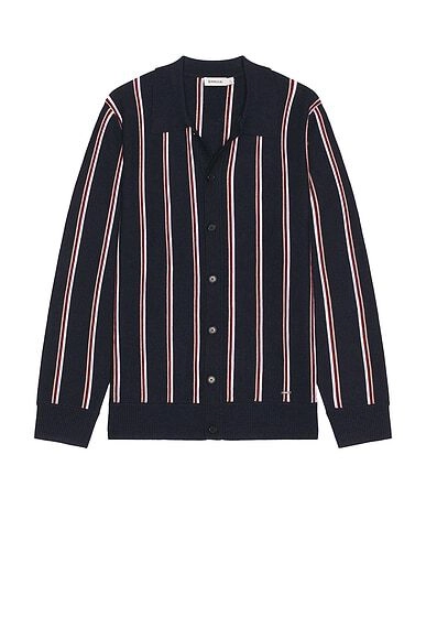 Simkhai Elio Striped Cardigan - Midnight Multi