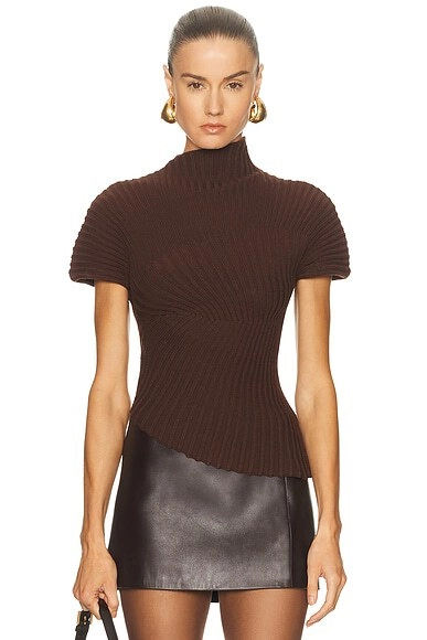 Cult Gaia Annemie Knit Top - Java