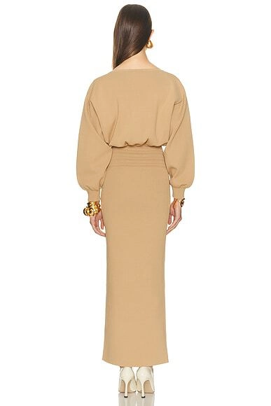 HELSA Hildie Maxi Dress - Camel
