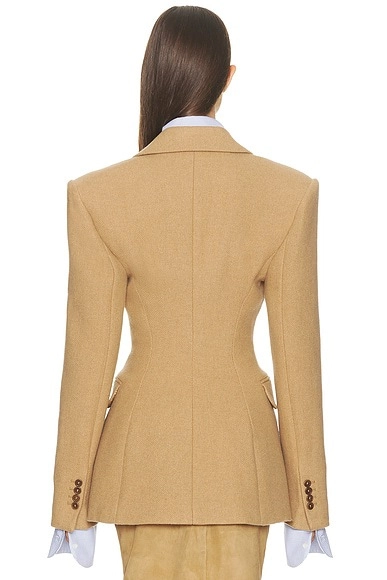 HELSA Italian Wool Blend Blazer - Camel