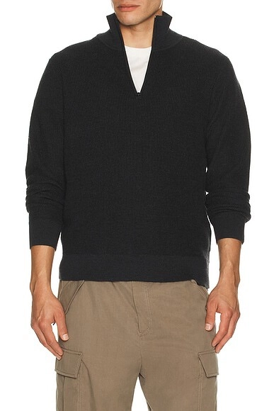 Rag & Bone Joel Merino Half Zip Sweater