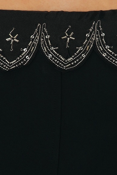 Staud Colette Beaded Trim Dress