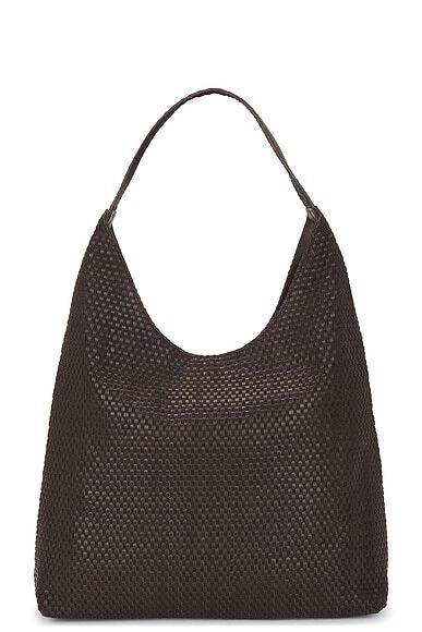ST. AGNI Lattice Weave Large Tote Bag