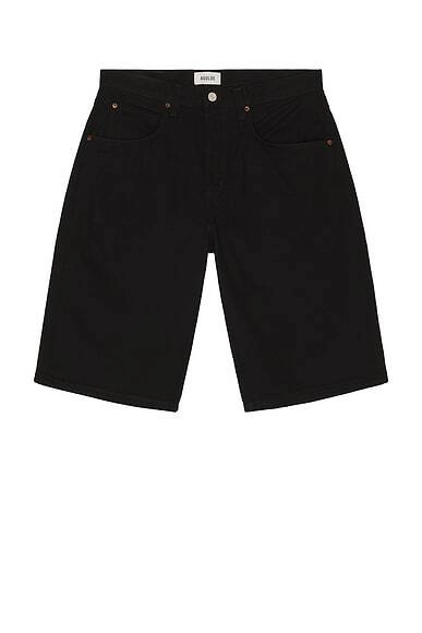 AGOLDE Fusion Skater Shorts In Black - Curb