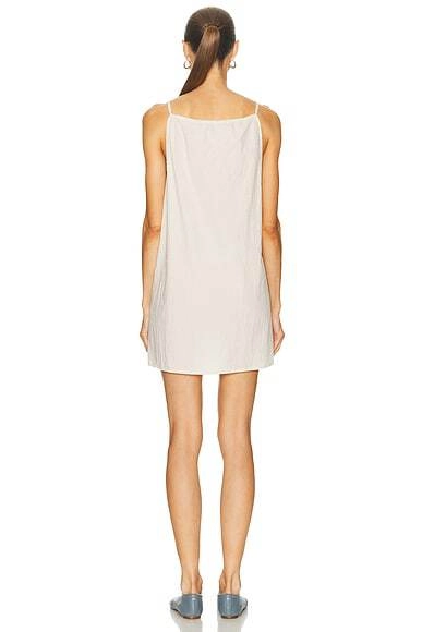 DEIJI STUDIOS Shirring Mini Dress