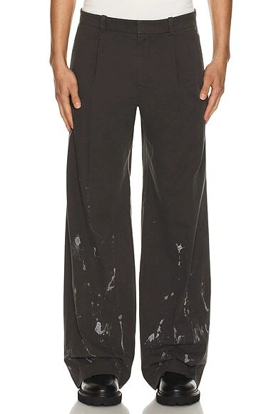 We11Done Painted Wide Leg Trousers