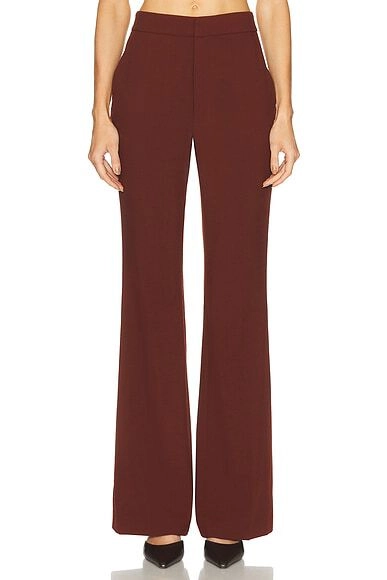 A.L.C. Sophie Ii Flare Trousers - Rust