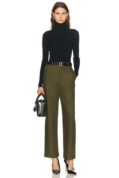 Wardrobe.NYC Matte Turtleneck Top