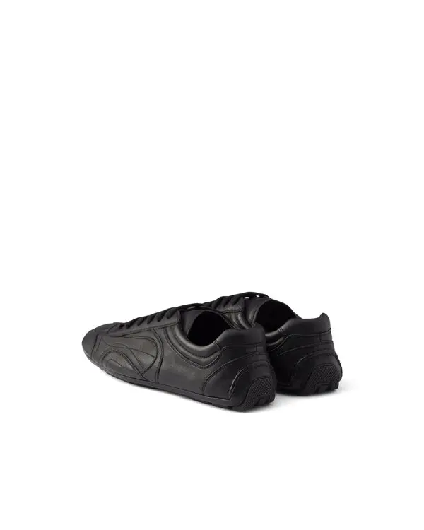 Prada Montecarlo Re-edition 2005 Nappa Leather Sneakers - Black