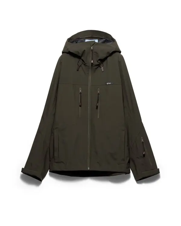 Prada Technical Fabric Hooded Jacket