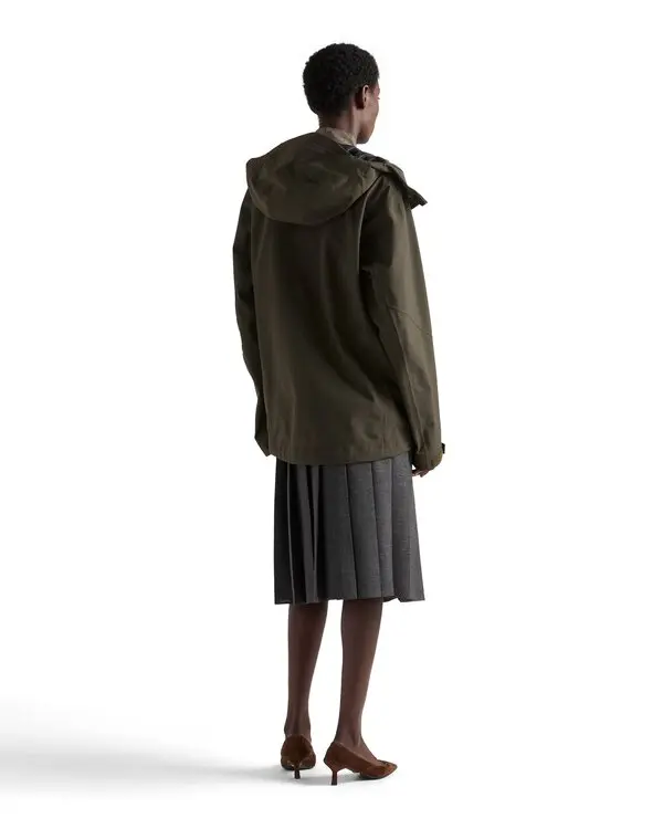 Prada Technical Fabric Hooded Jacket