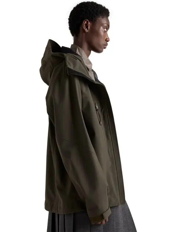 Prada Technical Fabric Hooded Jacket
