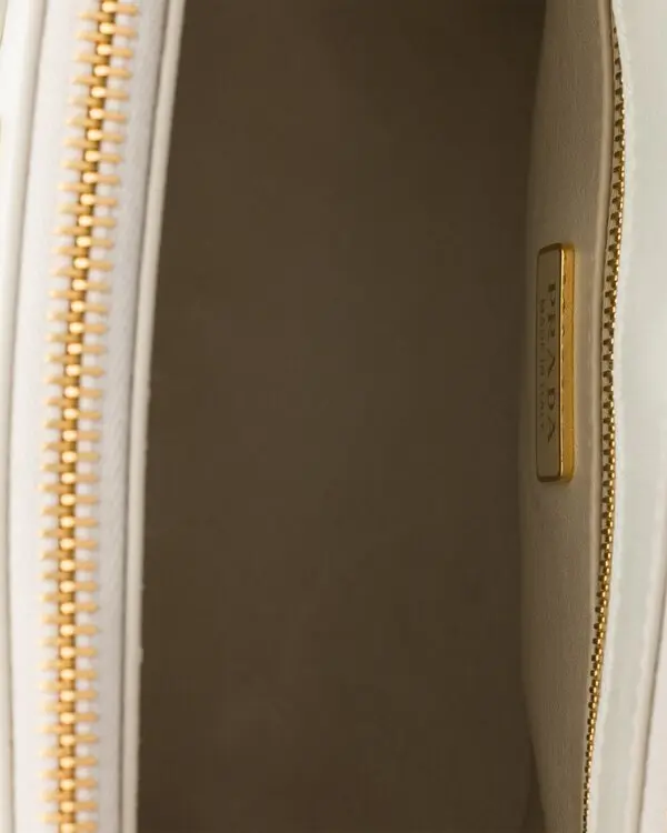 Prada Galleria Patent Saffiano Leather Mini Bag - White