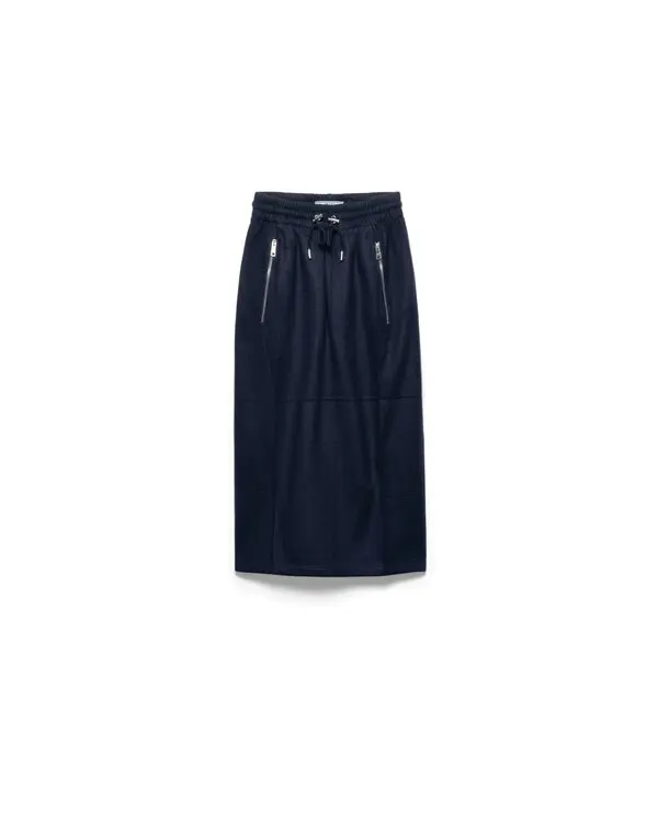 Prada Jersey Skirt With Drawstring Waistband