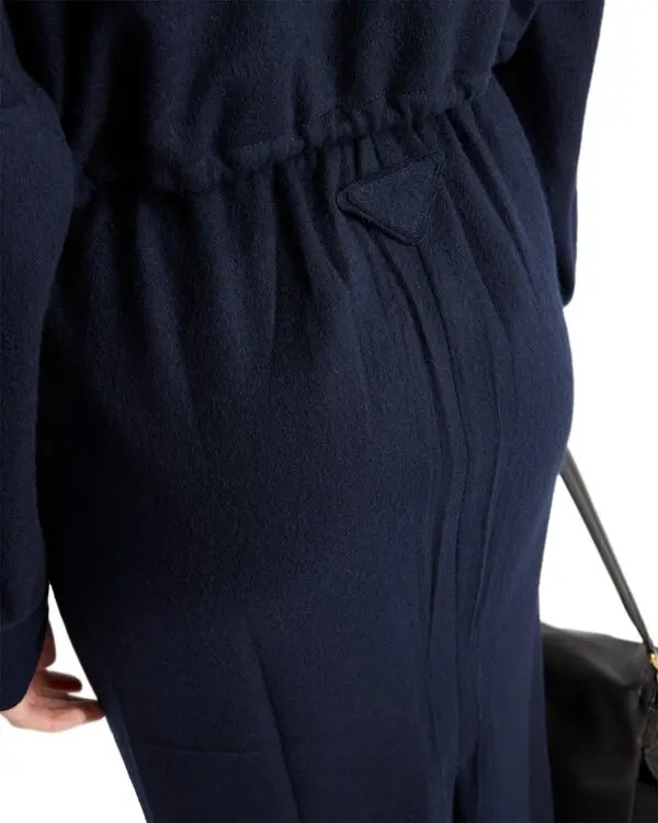 Prada Jersey Skirt With Drawstring Waistband