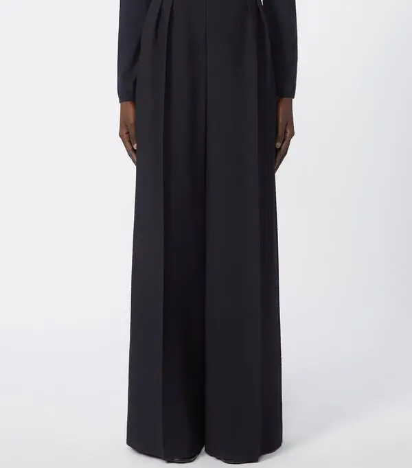 Max Mara Wool-blend Wide-leg Trousers