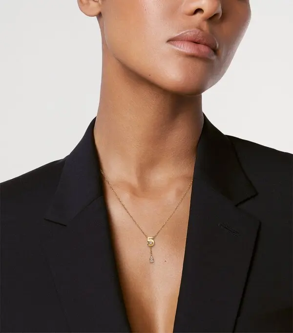 Chanel Gold And Diamond Extrait De N°5 Necklace