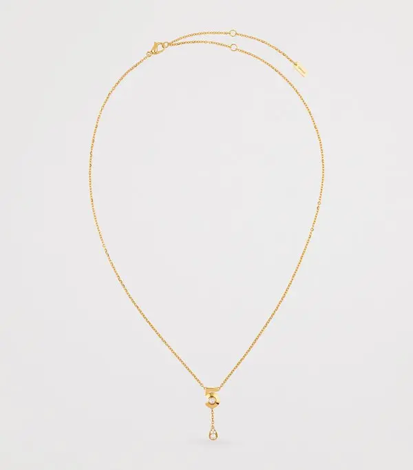 Chanel Gold And Diamond Extrait De N°5 Necklace