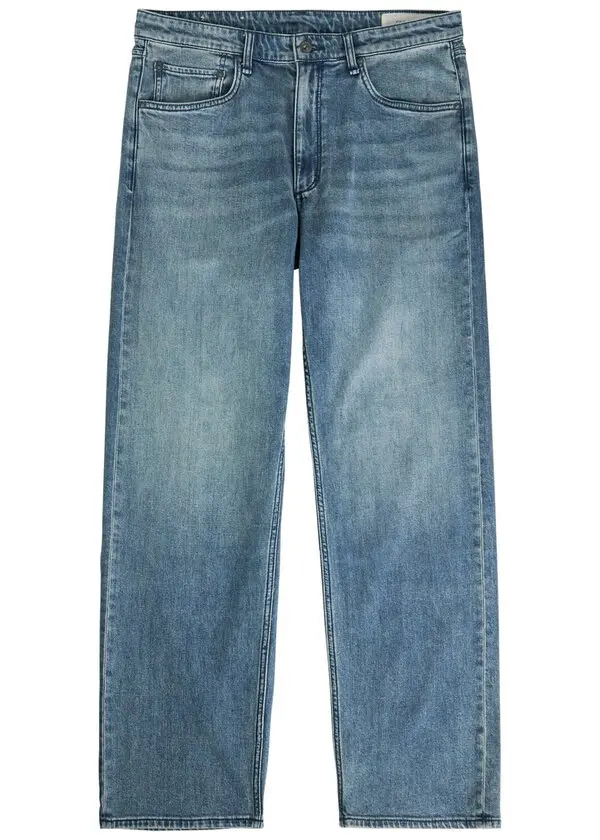 Rag & Bone Fit 4 Straight-leg Jeans - Mid Blu