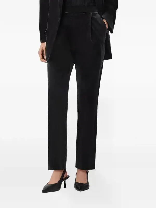ALLSAINTS Aleida Elasticated-waist Trousers - Black