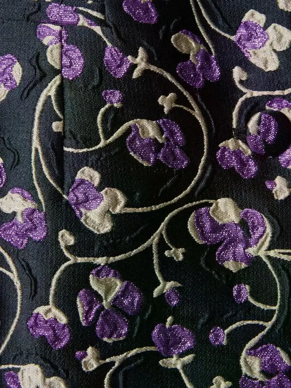 La DoubleJ Floral Jacquard Blazer